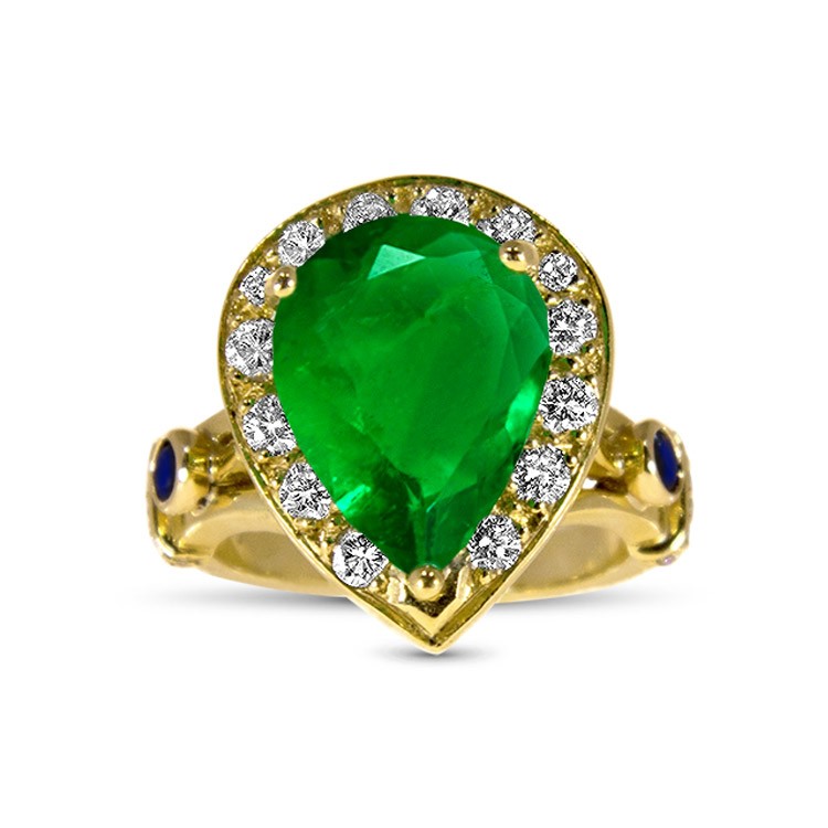 NOBLE Emerald and Diamonds Ring – Stella Sarmiento