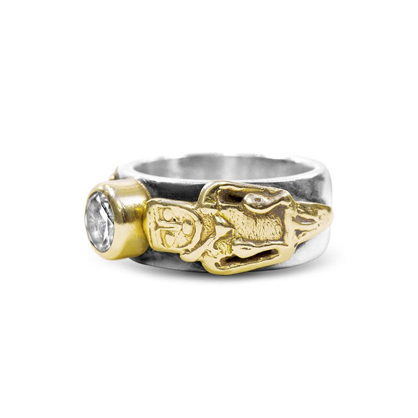 FOREVER TOGETHER Diamond Gold Wedding Ring – Stella Sarmiento